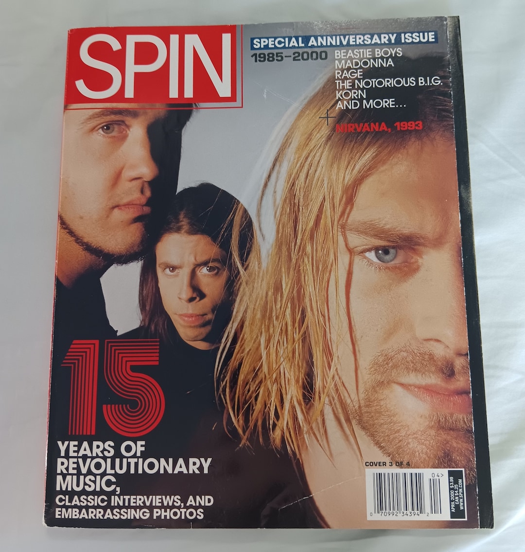 Vintage Spin Magazine April 2000 Nirvana Kurt Cobain Hole Courtney Love ...