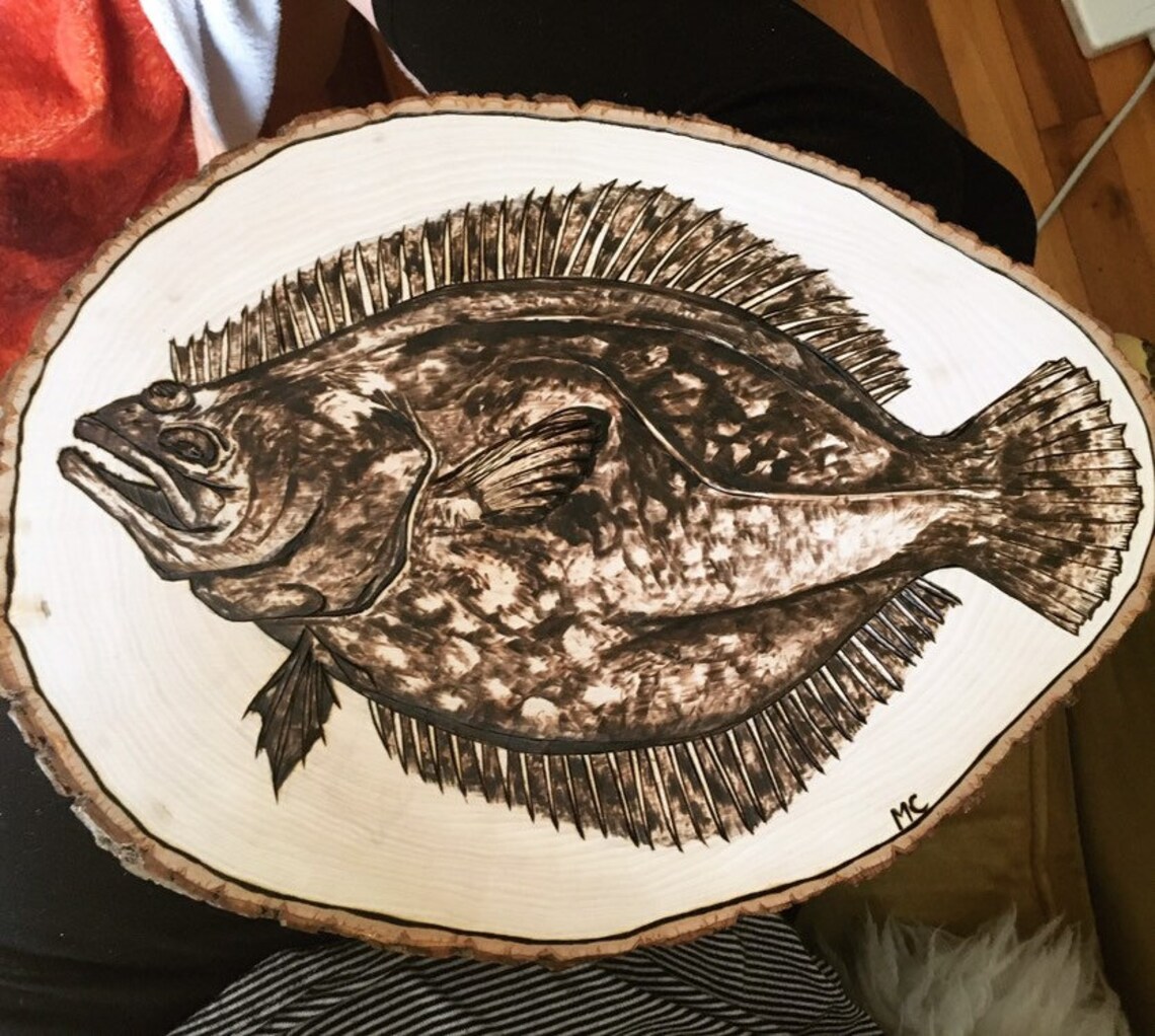 Custom Fish Woodburning -- Large - Etsy