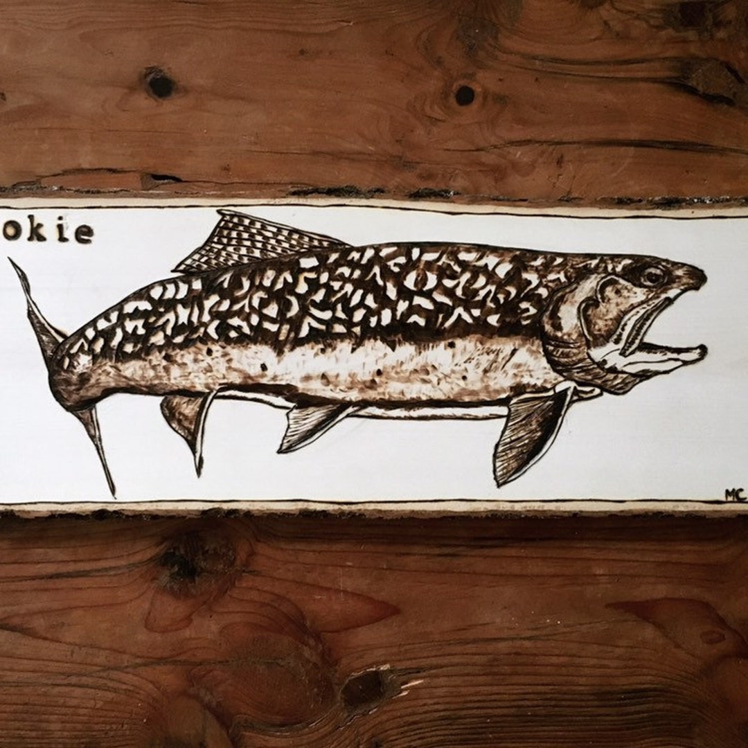 Custom Fish Woodburning -- Large - Etsy