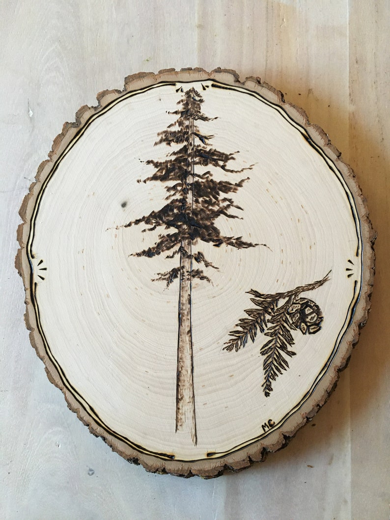 Custom Tree Woodburning -- Large - Etsy