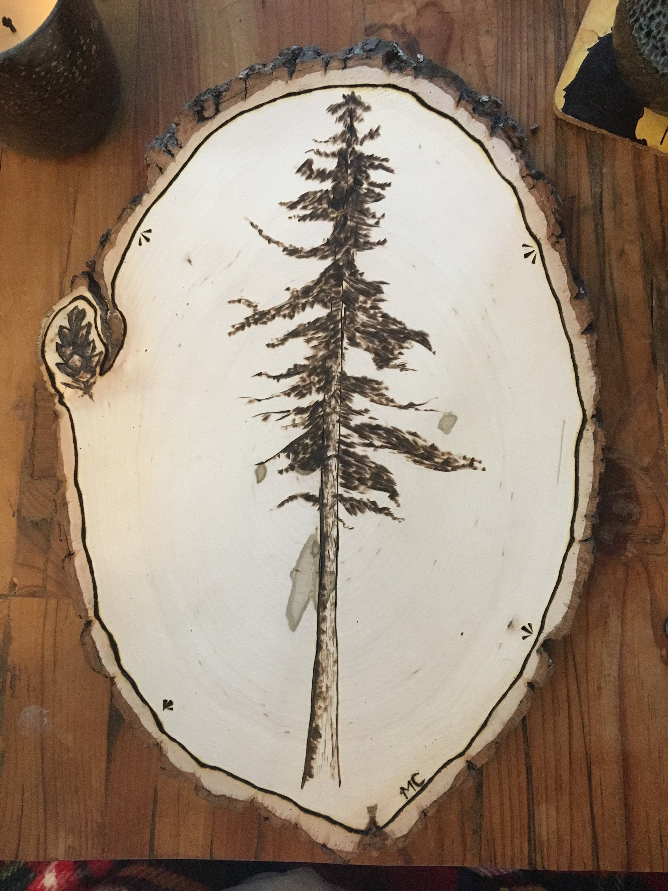 Custom Tree Woodburning -- Large - Etsy