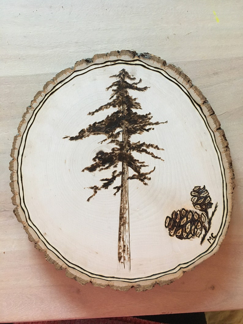 Custom Tree Woodburning -- Large - Etsy