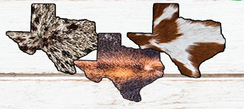 Texas With Cowhide Background Digital Download - Etsy
