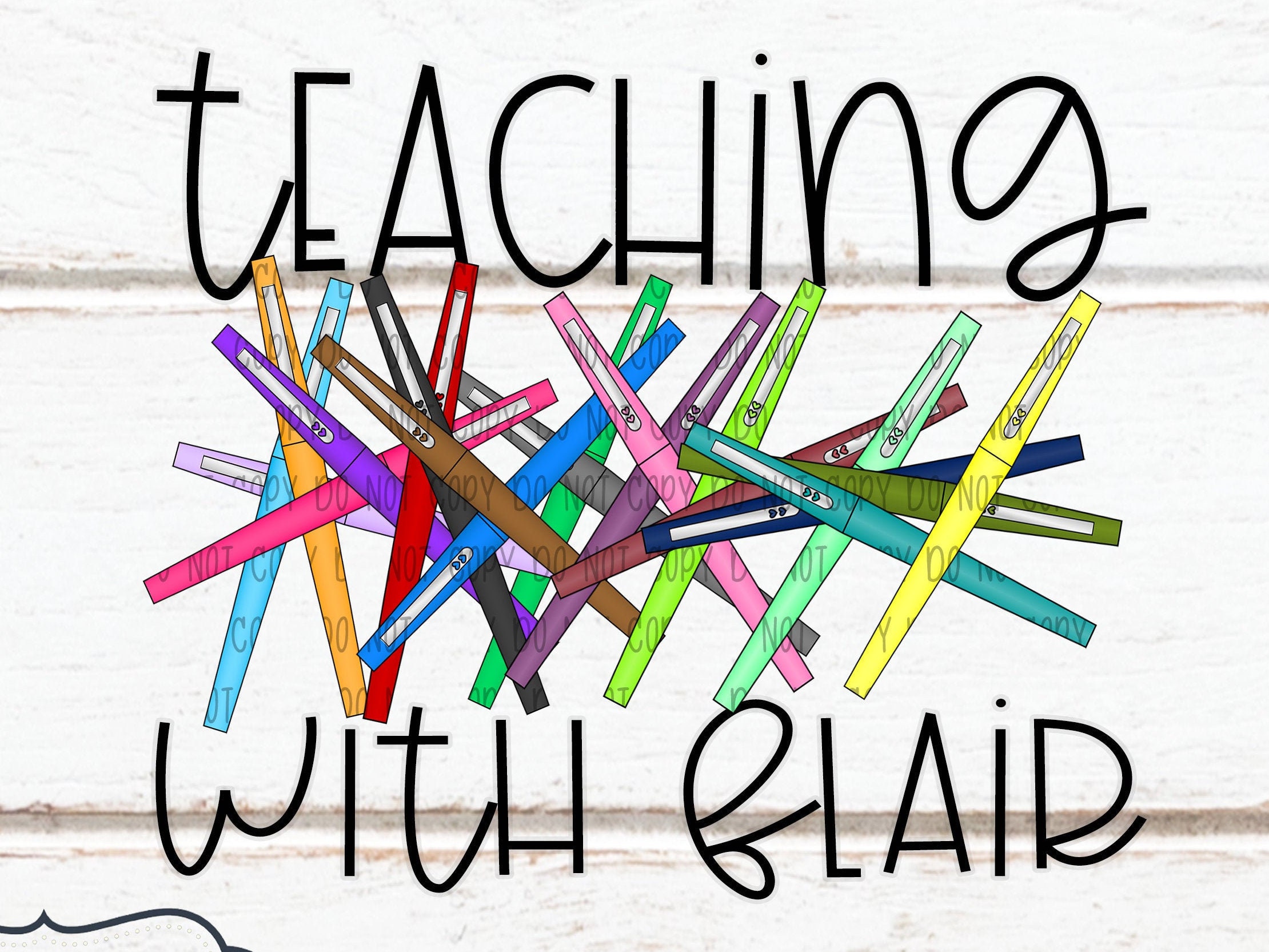 Teaching With Flair, SVG, PNG, Vector, Teacher SVG, Digital Download - Etsy