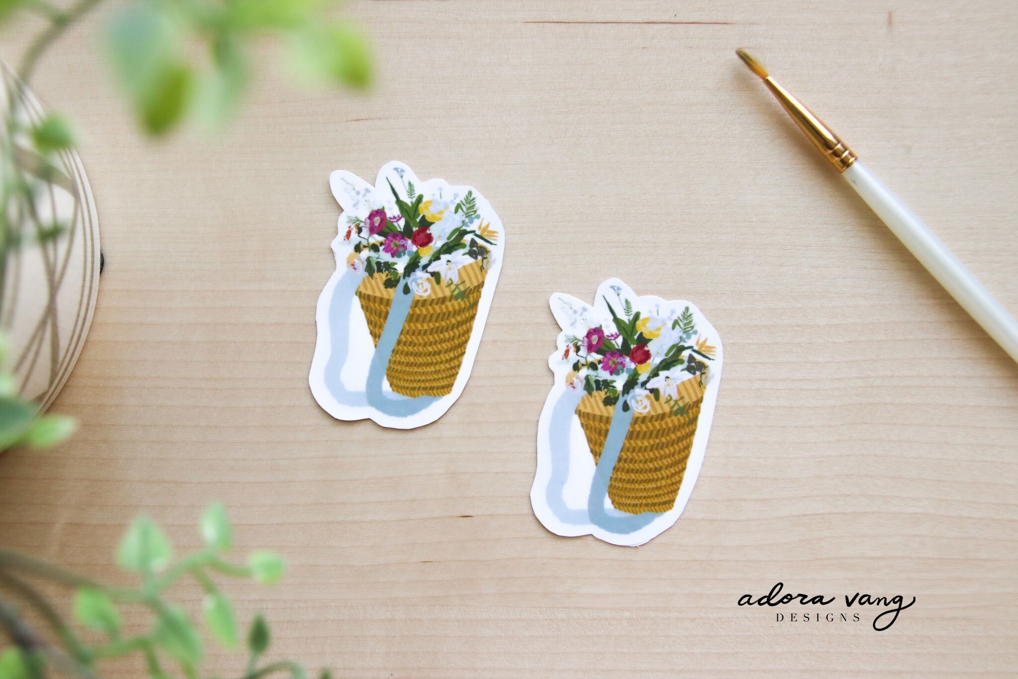 Hmong Flower Basket - Etsy