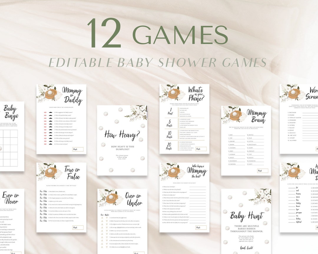A Little Dumpling | 12 Baby Shower Games, Dumpling Themed Baby Shower ...
