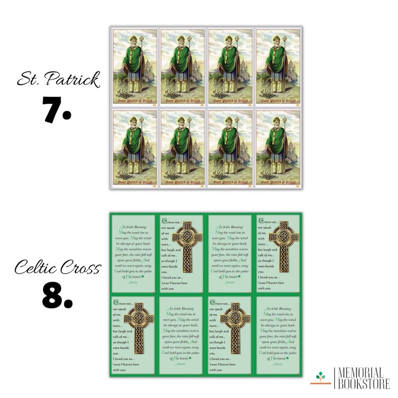 Religious Personalized Prayer Cards, Custom Catholic Holy Cards ...