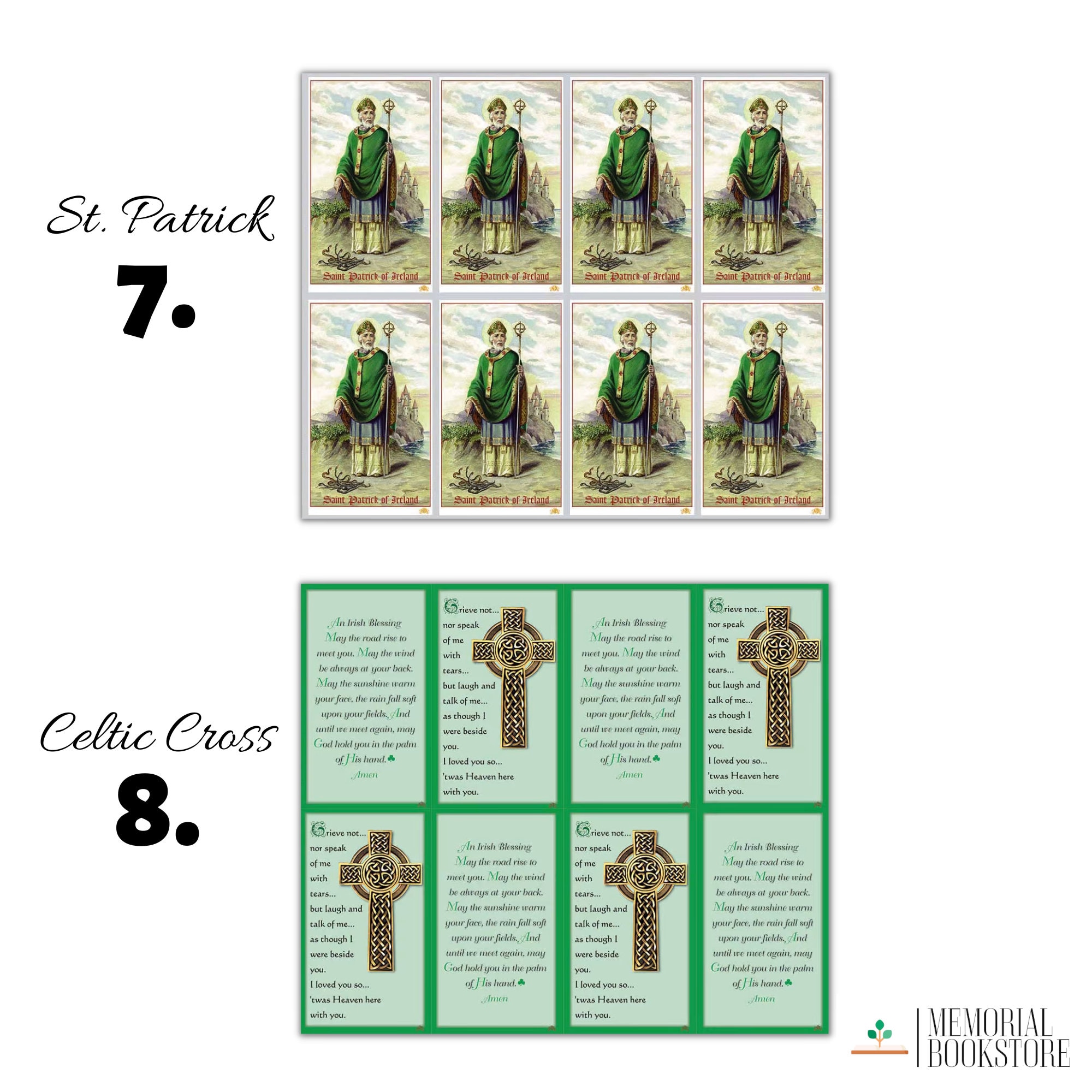 Religious Personalized Prayer Cards, Custom Catholic Holy Cards ...
