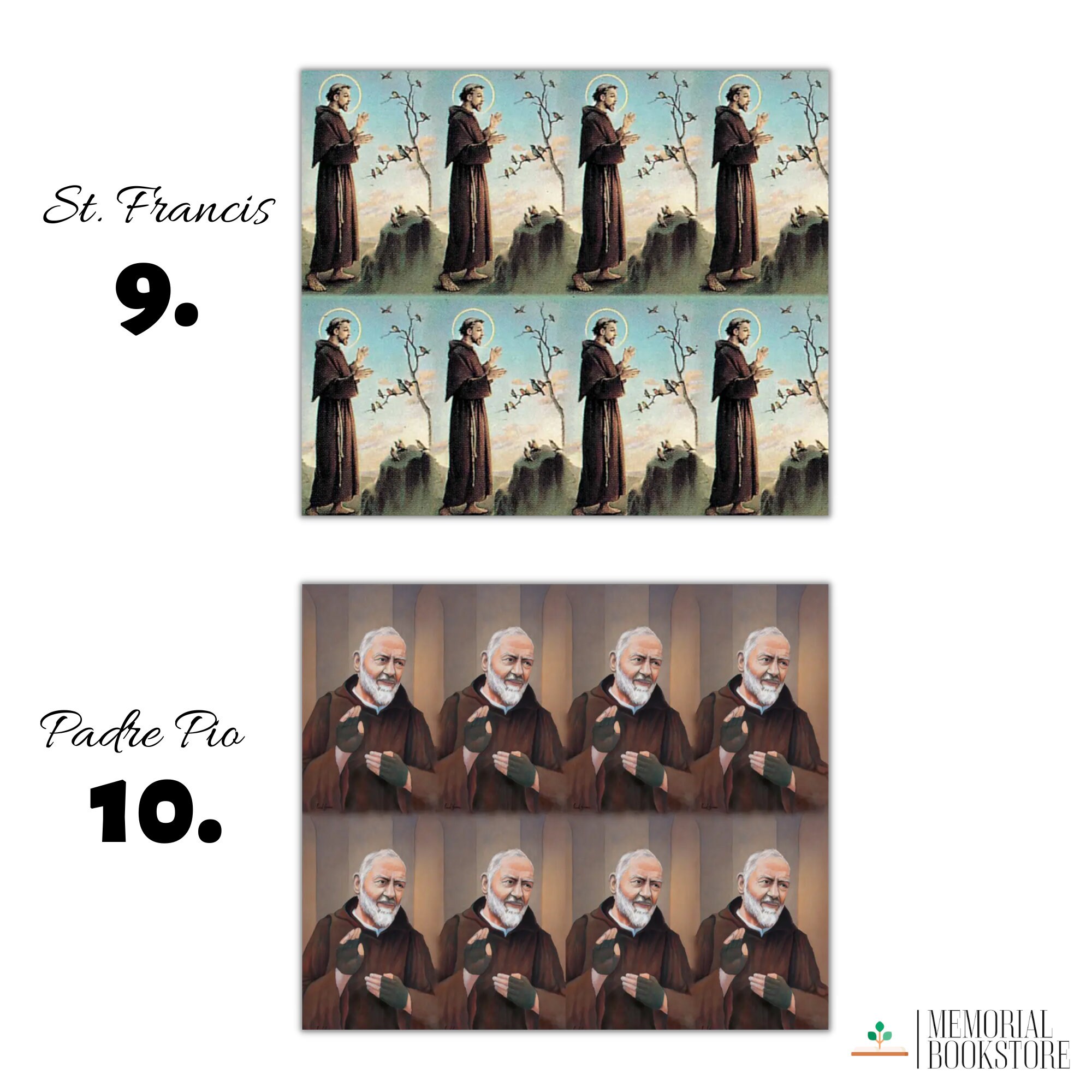 Religious Personalized Prayer Cards, Custom Catholic Holy Cards ...