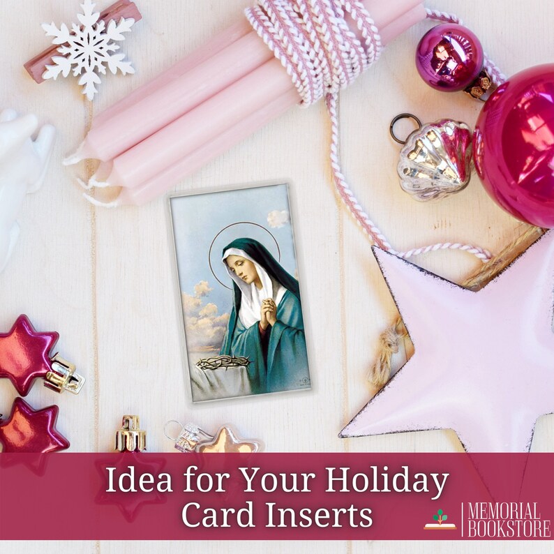 Religious Personalized Prayer Cards Custom Catholic Holy - Etsy