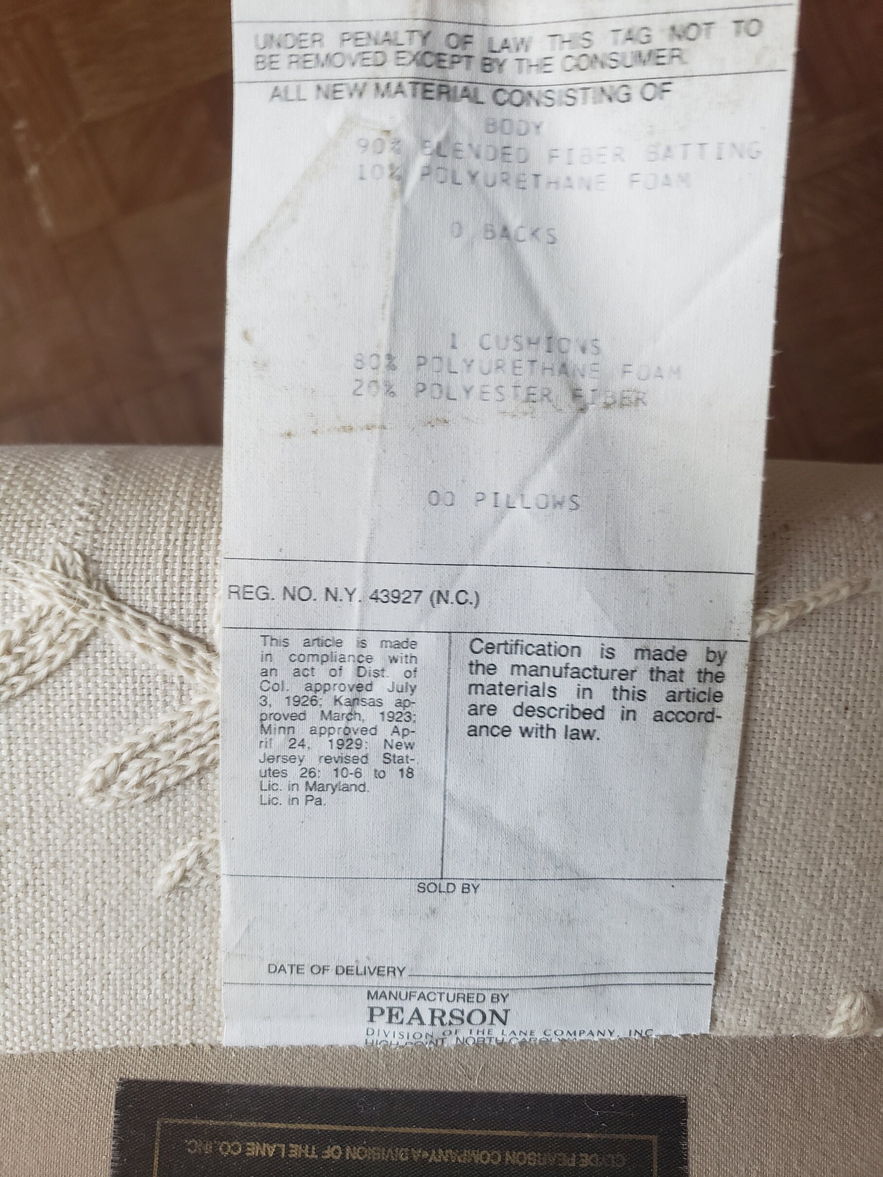 1970s Vintage Pearson Lane Hand Embroidered on Hand Made Fabric ...