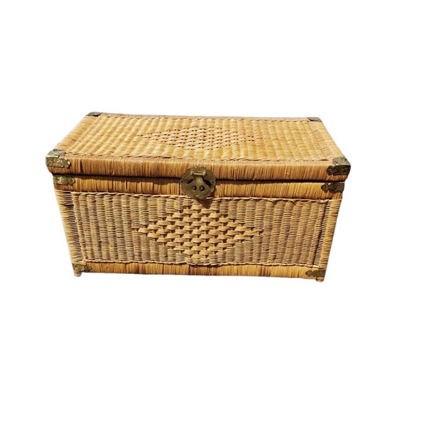 Wicker Blanket Chest - Etsy