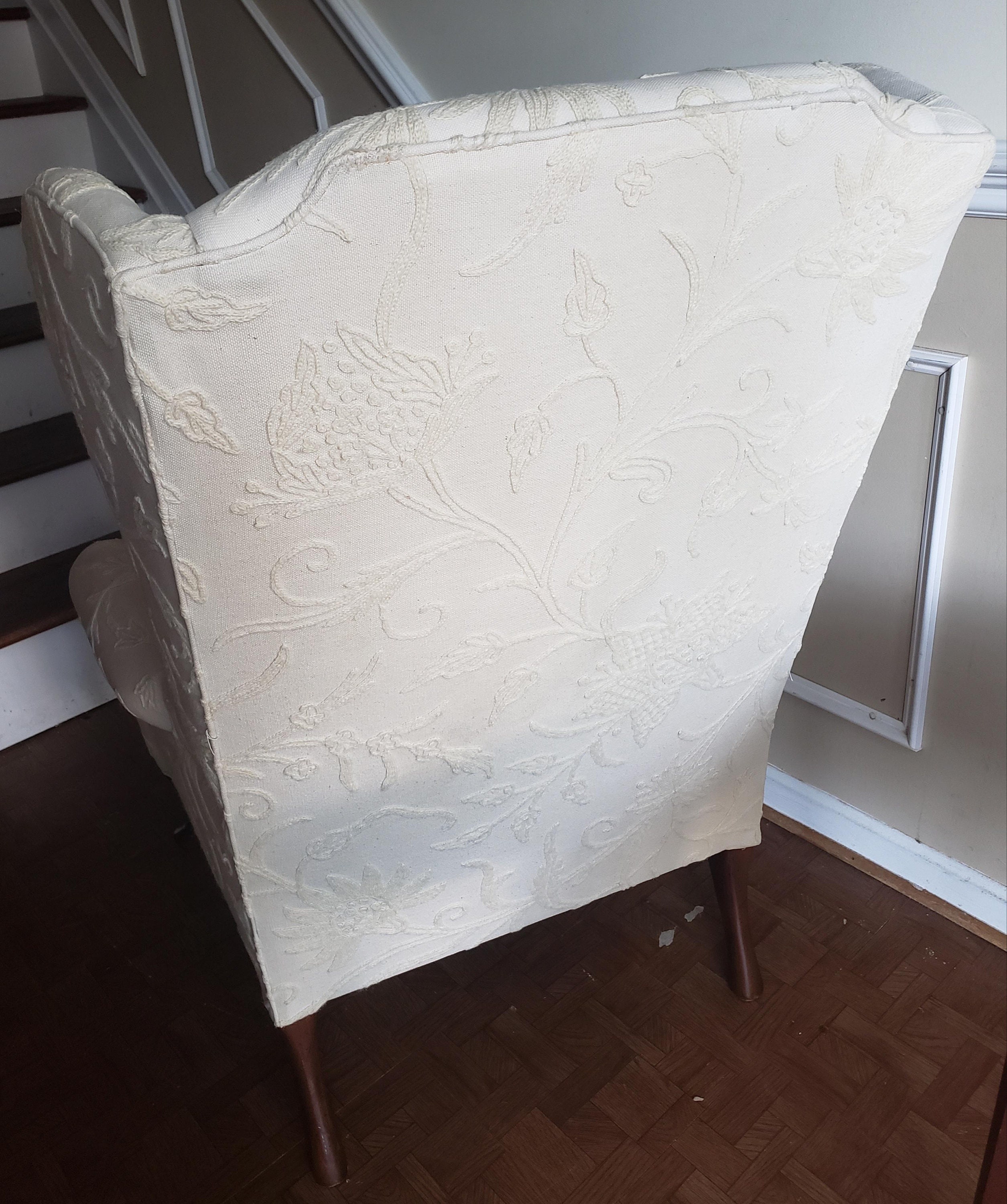 1970s Vintage Pearson Lane Hand Embroidered on Hand Made Fabric ...