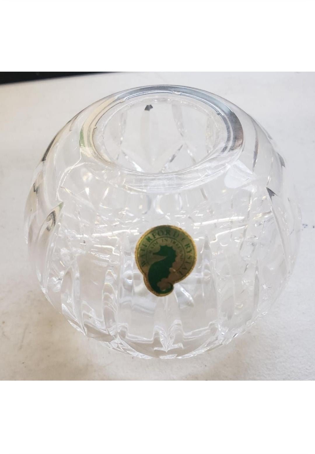 Original Waterford Cut Crystal Ball Candle Holder - Etsy