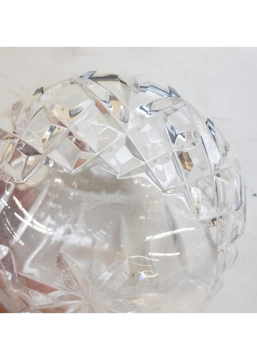 Original Waterford Cut Crystal Ball Candle Holder - Etsy