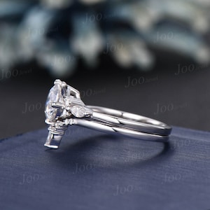 1.2ct Round Moissanite Cat Engagement Ring 14K Rose Gold Animal Cat ...