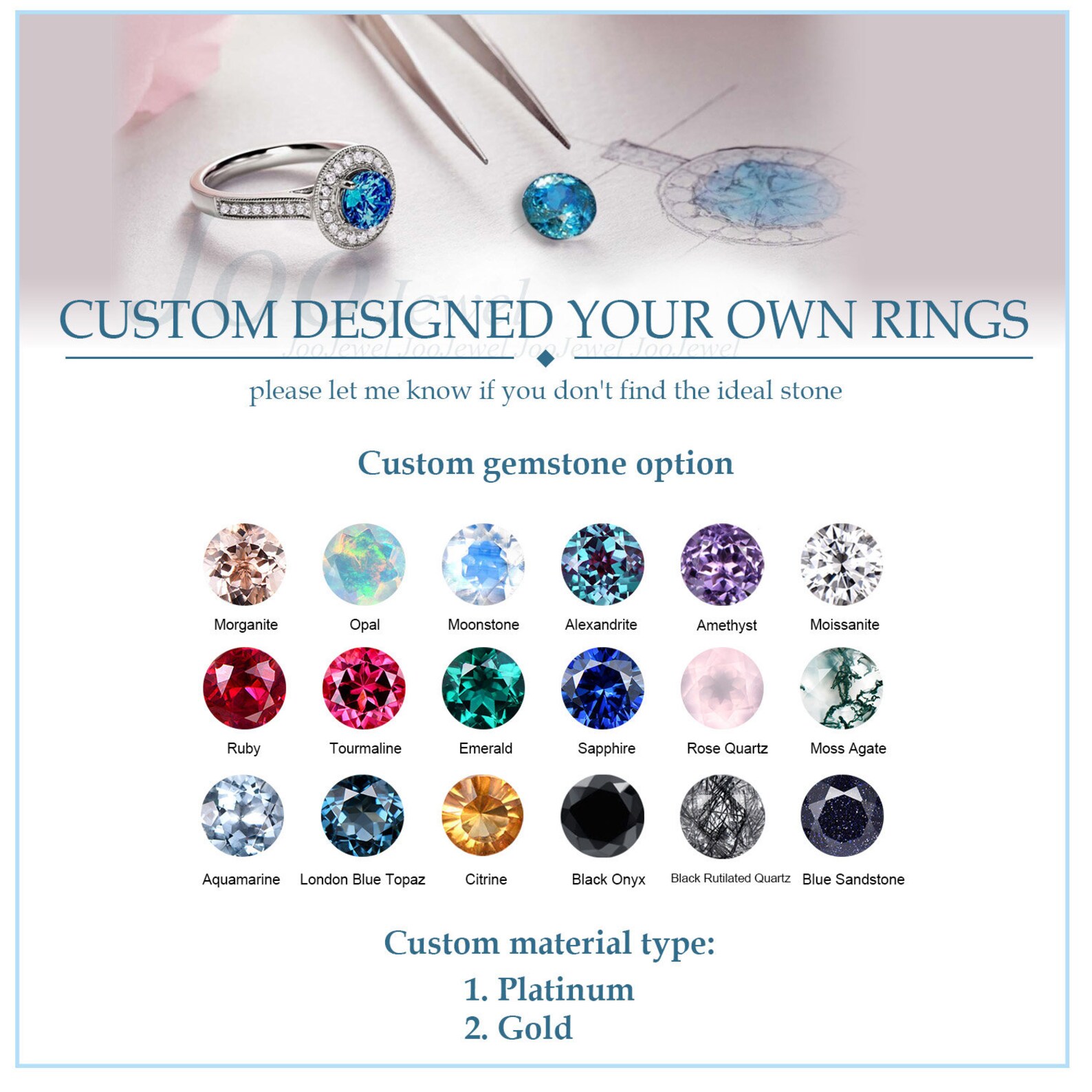 Nature Inspired Starry Sky Star Sapphire Engagement Ring Round Cut ...