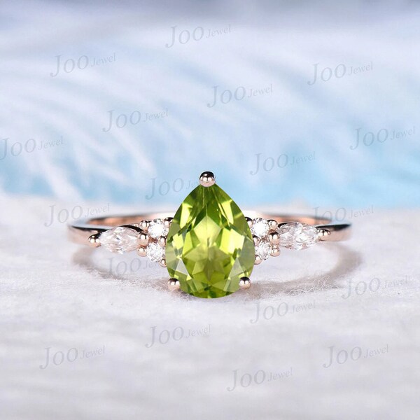 Peridot Ring - Etsy