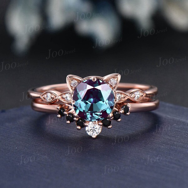 Cat Wedding Ring - Etsy
