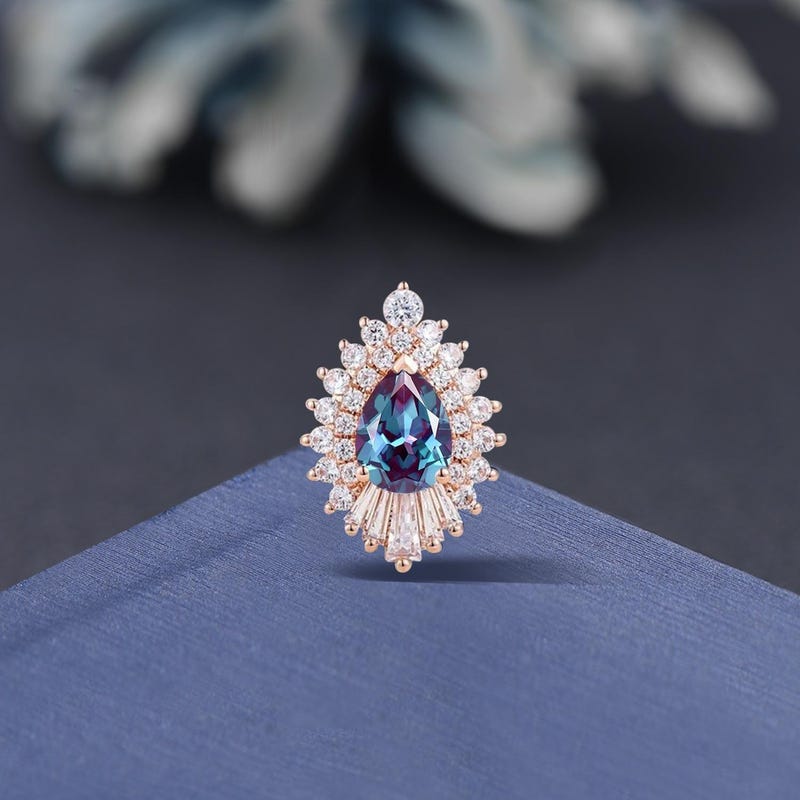 Alexandrite Brooch - Etsy