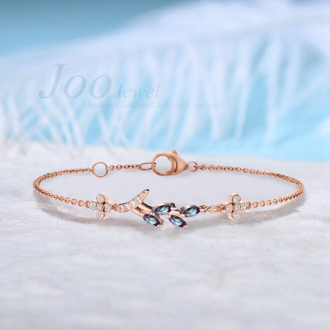 Nature Inspired Wedding Bracelet for Women Olive Tree Branch Twig Vine ...