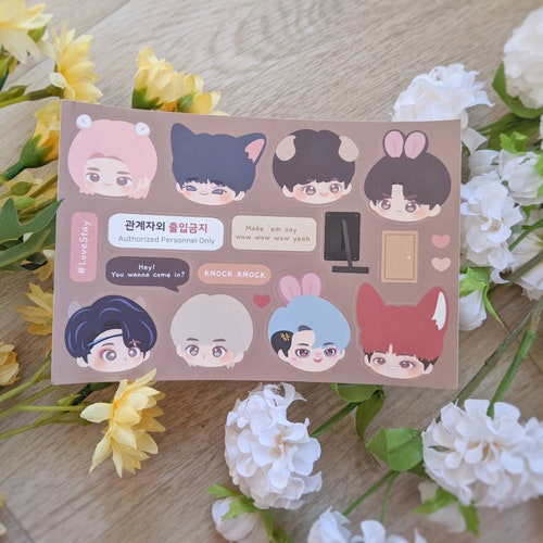 Stray Kids Sticker Sheet - Etsy