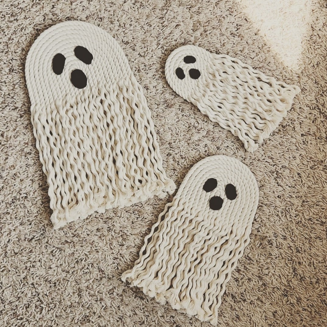 Macrame Pumpkin / Macrame Ghost / Fall Decor / Halloween Decor - Etsy