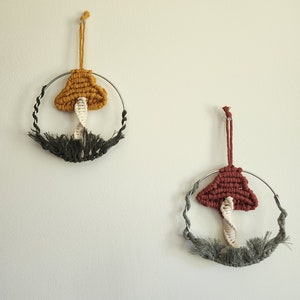 Macrame Mushroom Wall Hanging - Etsy