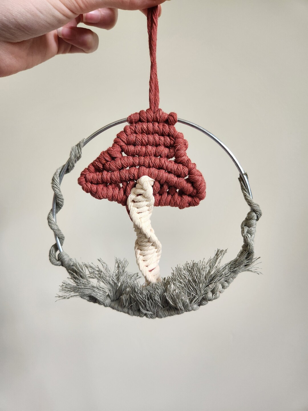 Macrame Mushroom Wall Hanging - Etsy