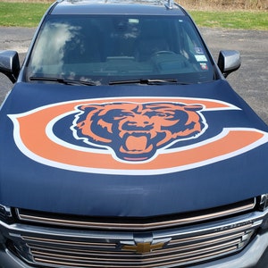 Chicago Bears Auto Custom Hood Cover | Sports Flags | Hood Flags | NFL ...