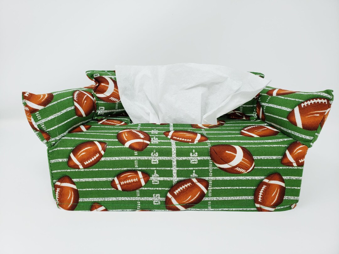 Football Tissue Box Cover - Etsy