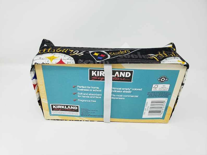 Pittsburgh Steelers Custom Tissue Box Cover | Tissue Box Covers | Gifts ...