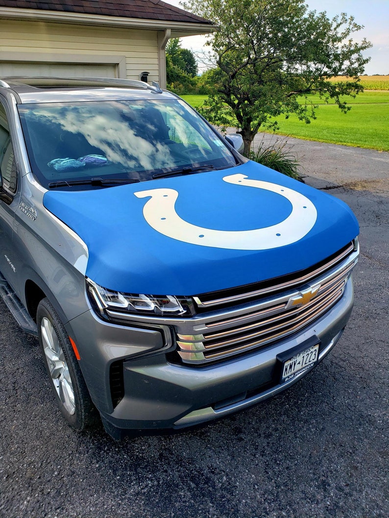 Indianapolis Colts Auto Hood Cover | Sports Flags | Hood Flags | NFL ...