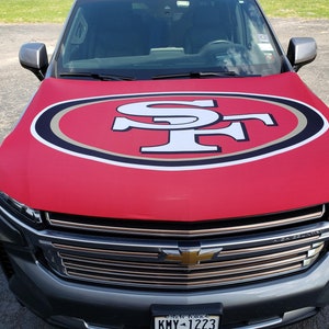 San Francisco 49er s Custom Car Hood Cover Sports Flags NFL Flags Hood Flags Automotive Flags Tailgating Gifts for 49er Fans Etsy