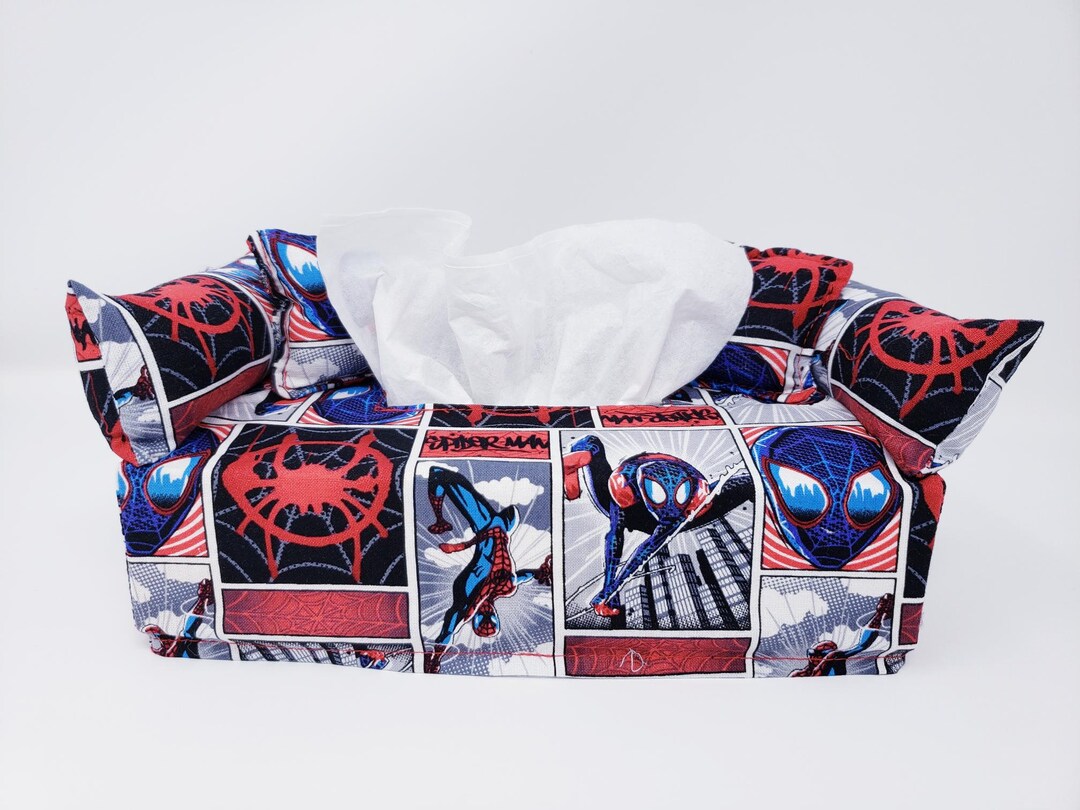 Spiderman Custom Tissue Box Cover | Tissue Box Covers | Gifts for ...