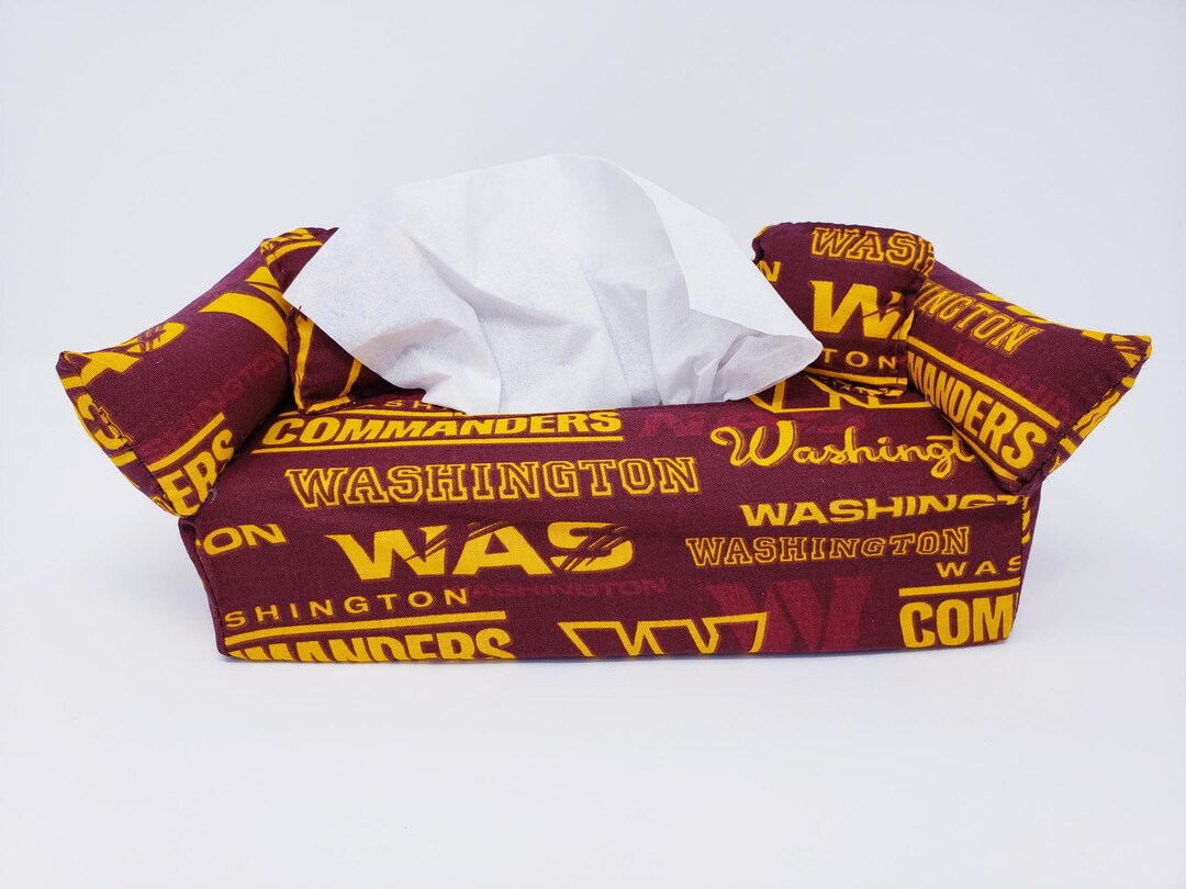 Washington Commanders Tissue Box Cover | Tissue Box Covers | Gifts for ...