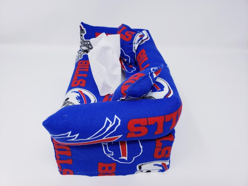 Buffalo Bills Tissue Box Cover | Cotton Bills Mafia Decor - Etsy