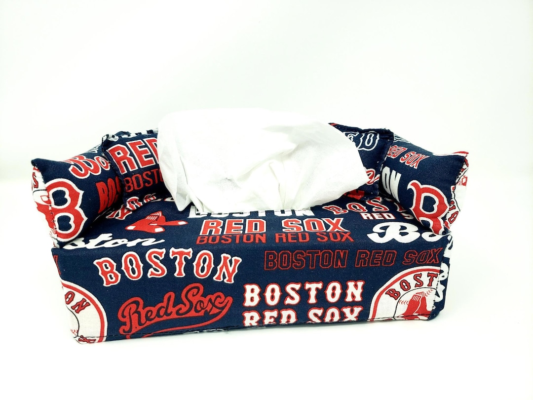 Boston Red Sox Tissue Box Cover - Etsy