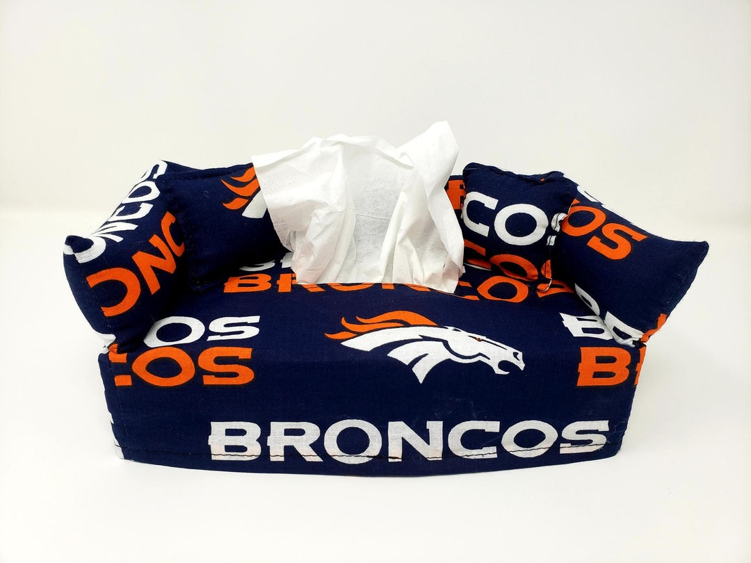Denver Broncos Custom Tissue Box Cover | Gifts for Broncos Fans ...