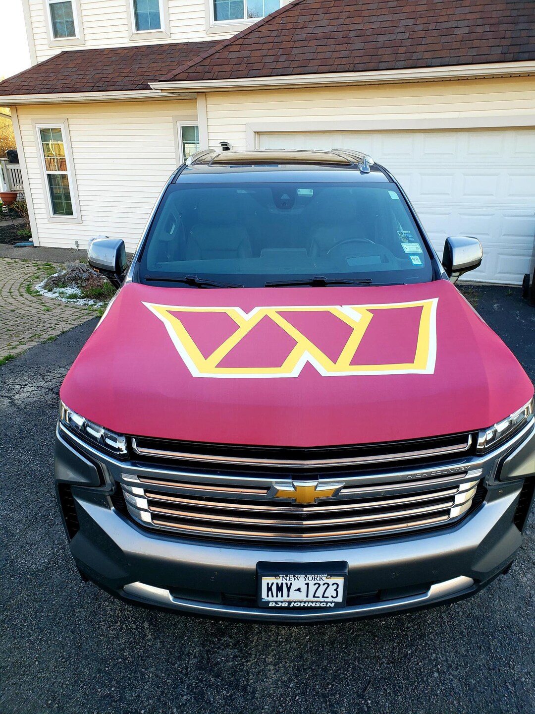 Washington Commanders Auto Hood Cover | Auto Hood Cover | Hood Flags ...