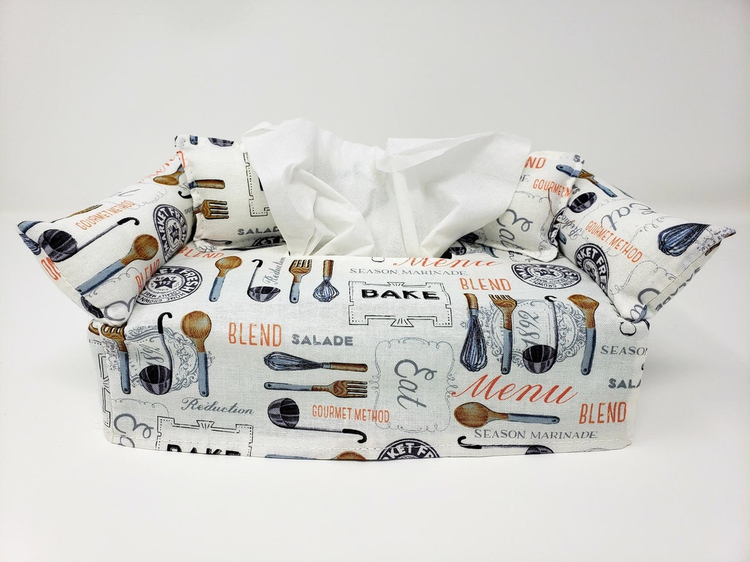 Gourmet Kitchen Tissue Box Cover Cooking Gifts for Cooks and Chefs ...