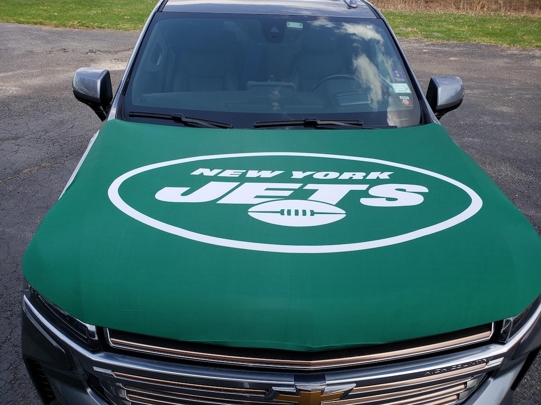 New York Jets Custom Car Hood Cover | Sports Flag | NFL Flags | Sports ...