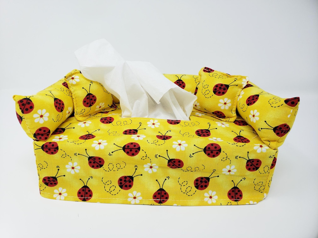 Lady Bug Custom Tissue Box Cover - Etsy