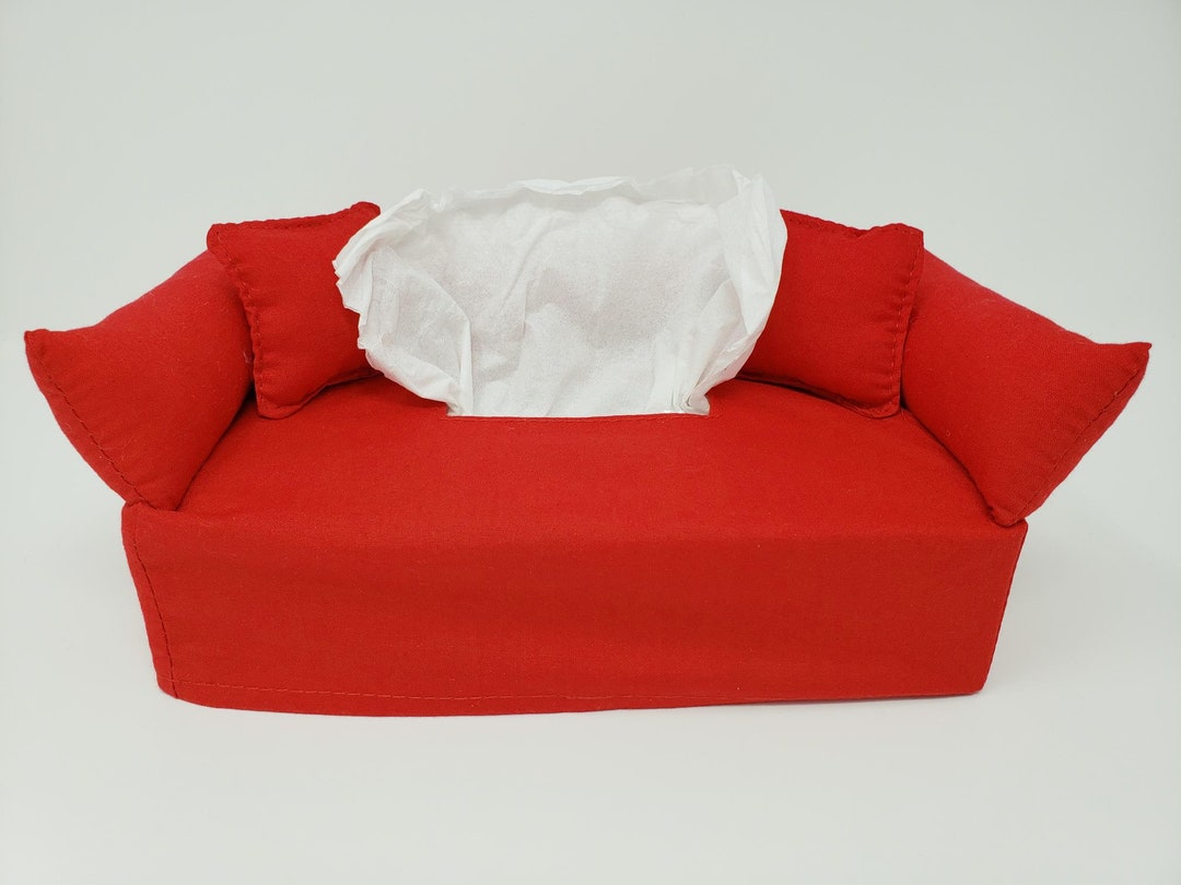 Pastel Red Custom Tissue Box Cover | Tissue Box Covers | Pastel Covers ...