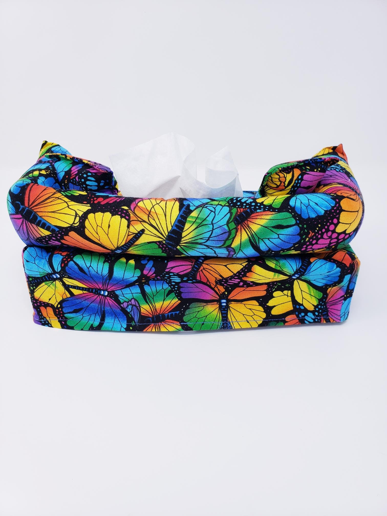 Butterfly Enthusiasts Tissue Box Cover | Tissue Box Cover | Colorful ...