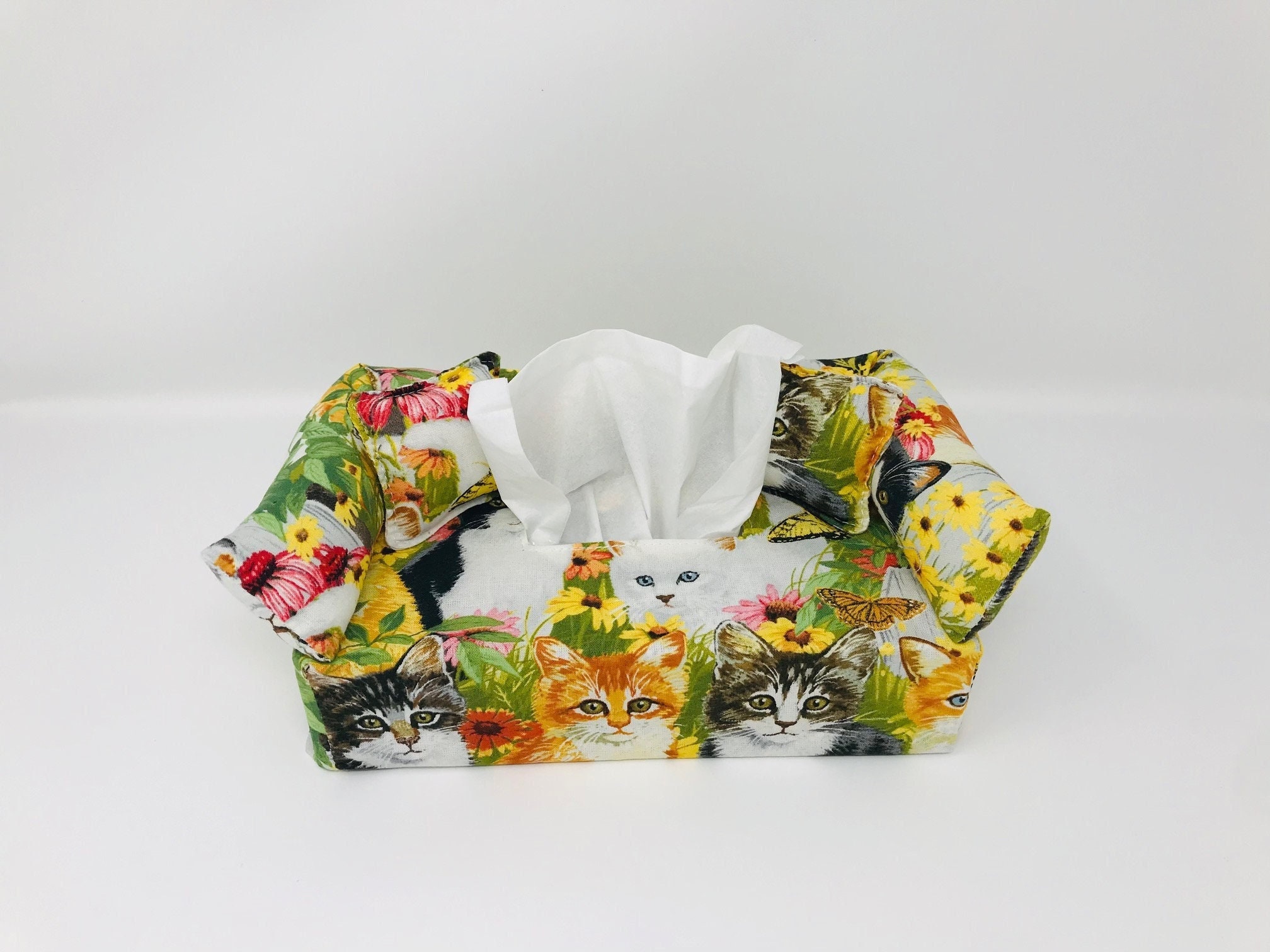 Feline Custom Tissue Box Cover Cat Lovers Gifts for Cat - Etsy