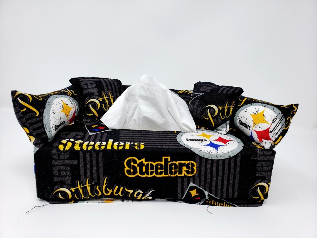 Pittsburgh Steelers Custom Tissue Box Cover | Tissue Box Covers | Gifts ...