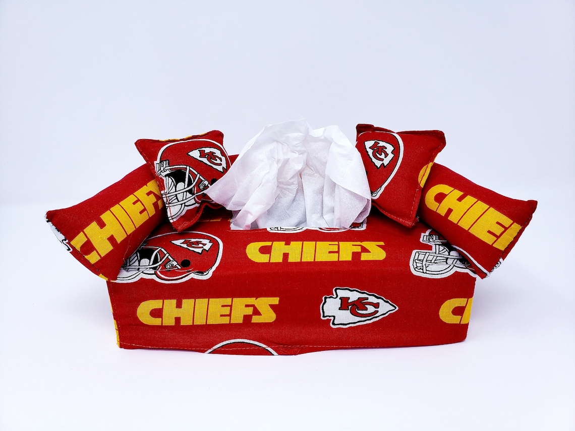 Kansas City Chiefs Tissue Box Cover - Etsy