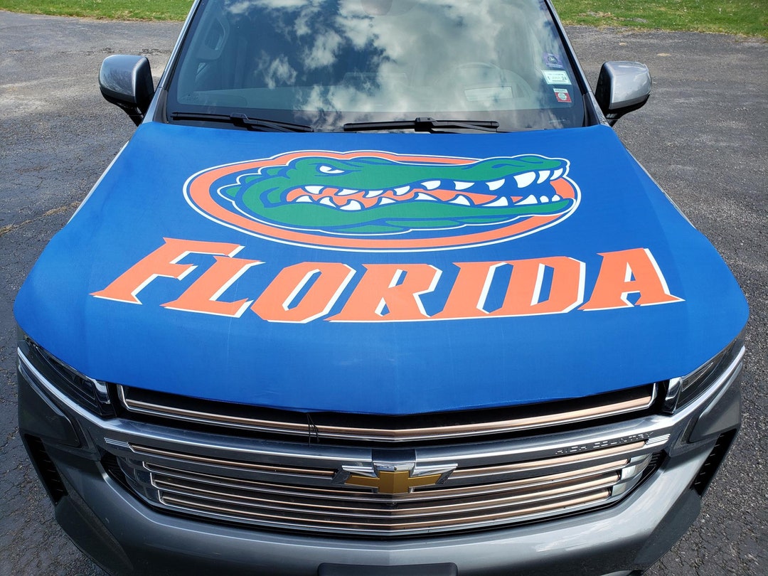 Florida Gators Custom Auto Hood Cover | Hood Flags | Sports Flags | NFL ...