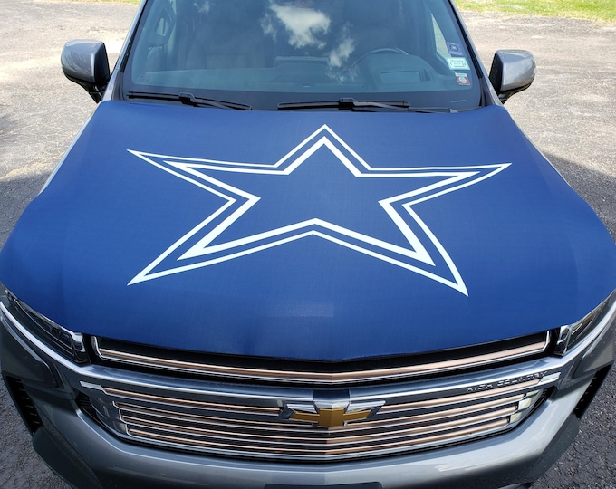 Dallas Cowboys Custom Car Hood Cover Sports Flags NFL Flags Hood Flags ...